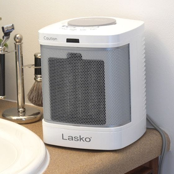 Ceramic Bathroom Space Heater with Fan