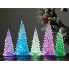 Multicolored LED Color Changing Tree Set