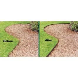 Steel Lawn Edging ( 4 inches high, 16 feet)