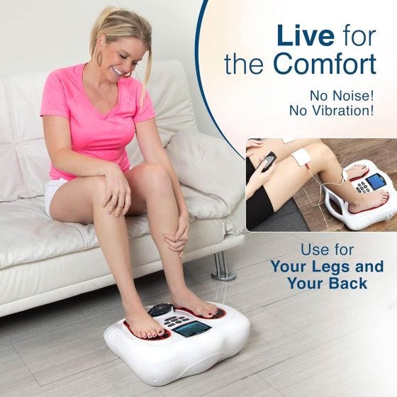 Circulation Plus TENS Foot Muscle Massager Machine