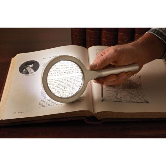 Lighted Magnifying Glass