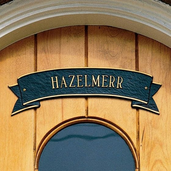 Ribbon Door House Marker (Wall)